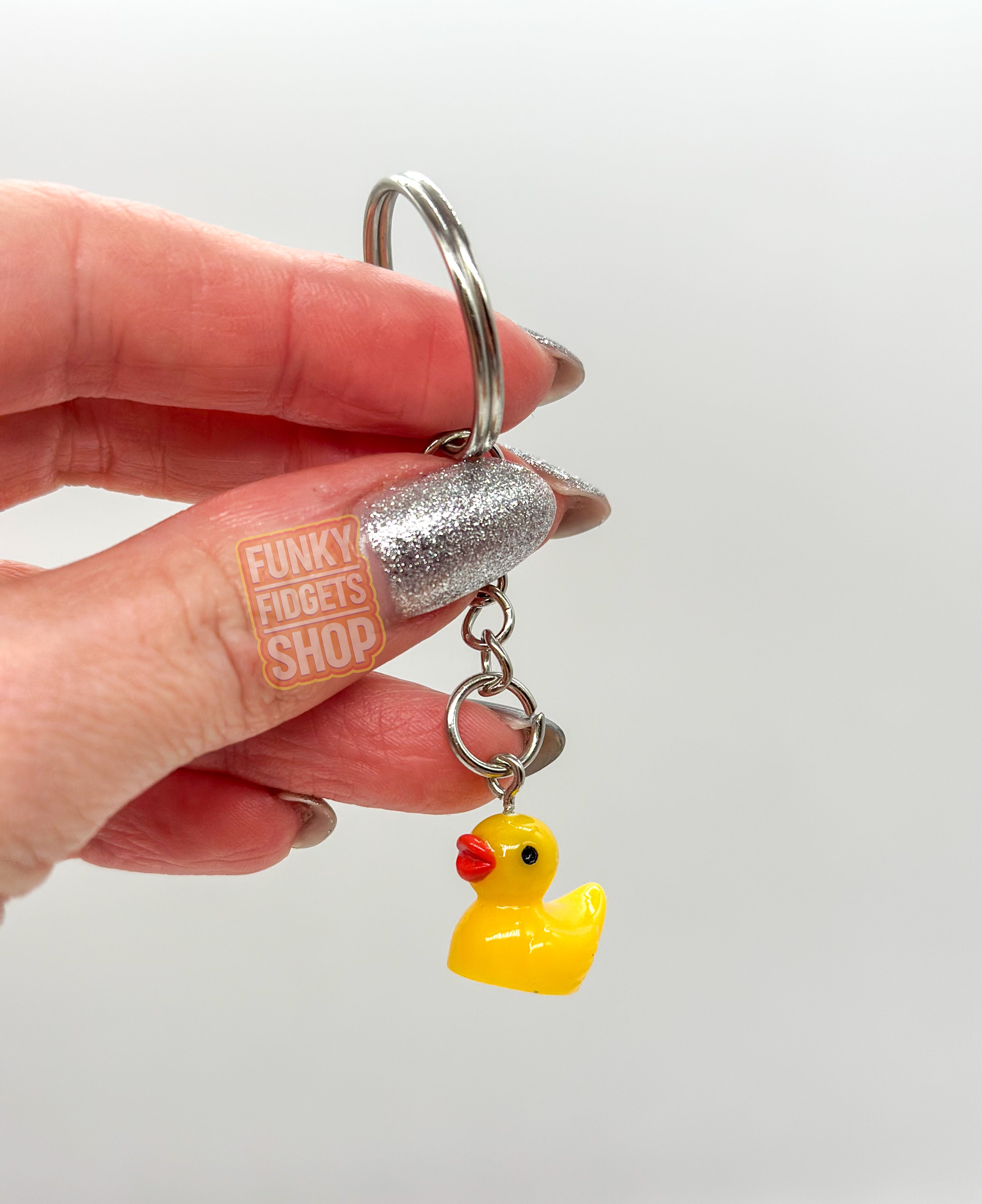 Prick & Pressure Duck keyring – FunkyFidgetsShop